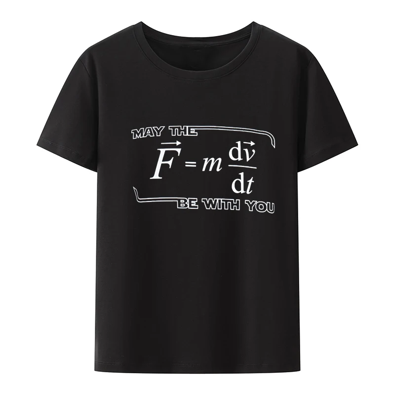 Funny-Physics-Science-Print-T-Shirt-Men-Women-Summer-Short-sleev-O-neck ...