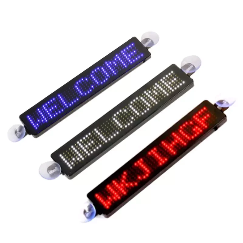 12V-Car-LED-Programmable-Sign-Board-Digital-Message-Scrolling-Moving ...