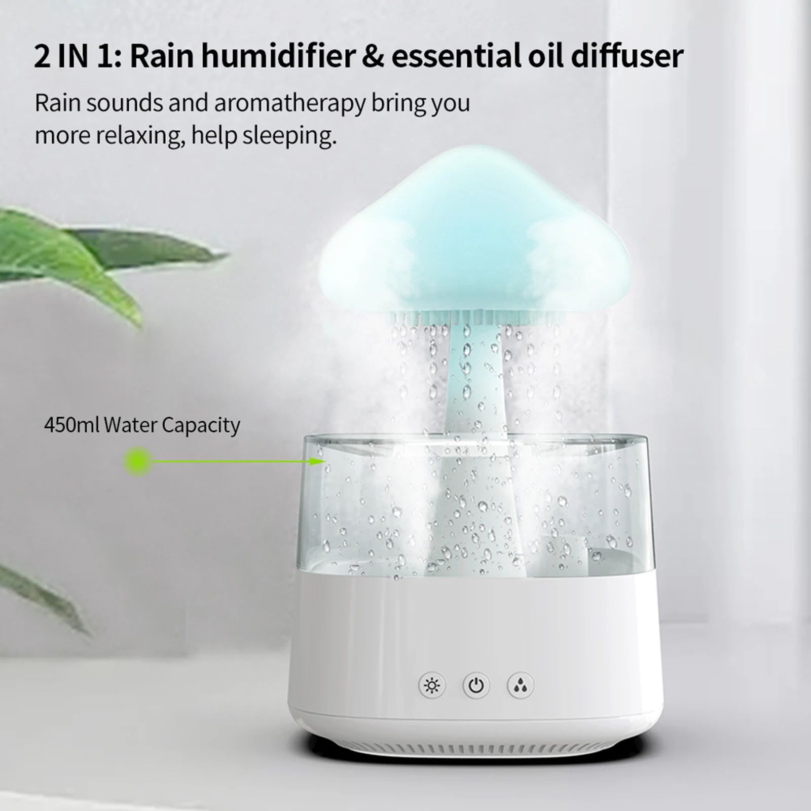 450ml-New-Mushroom-Air-Humidifier-Rain-Cloud-Design-Colorful-Night ...