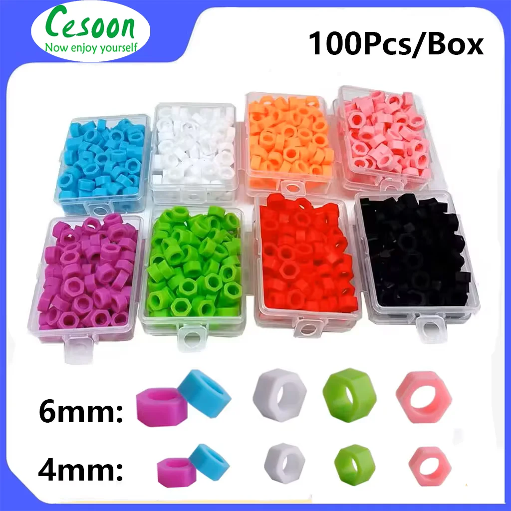 100Pcs-Box-Dental-Silicone-Identification-Color-Code-Rings-Instrument ...