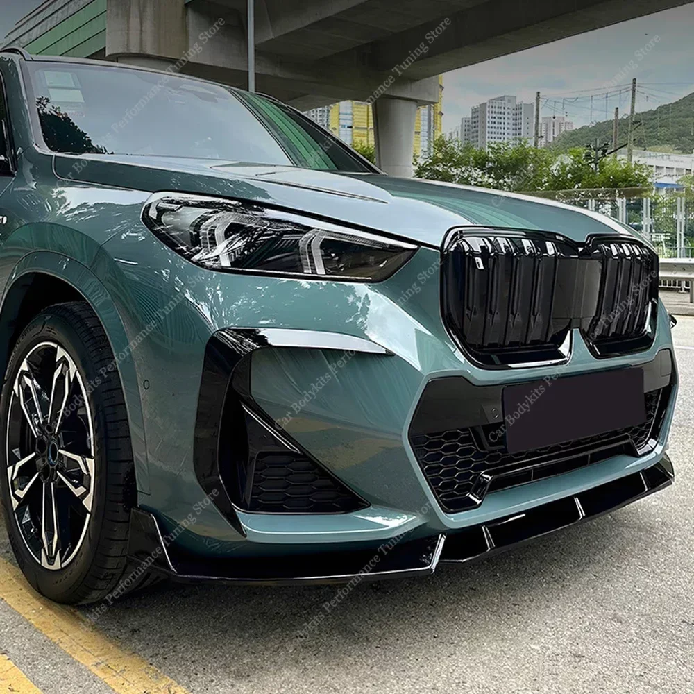 For-Bmw-X1-iX1-U11-Performance-Style-Front-Bumper-Splitter-Lip-Spoiler ...