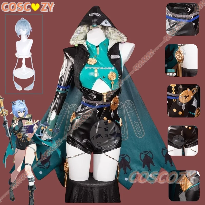 Presale ZZZ Zenless Zone Zero Lucia Cosplay Costume Wig Uniform ...