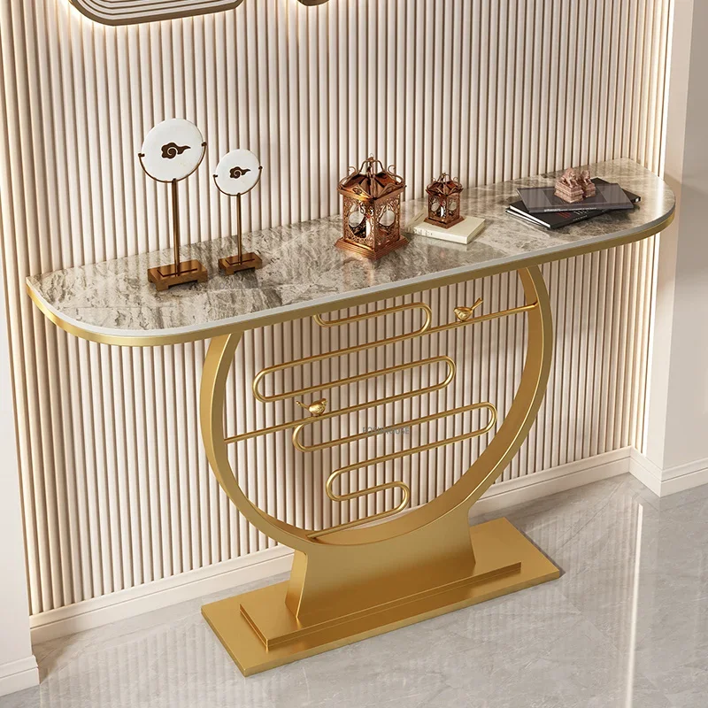 New-Chinese-Console-Tables-Light-Luxury-Hallway-Entryway-Table-Living ...