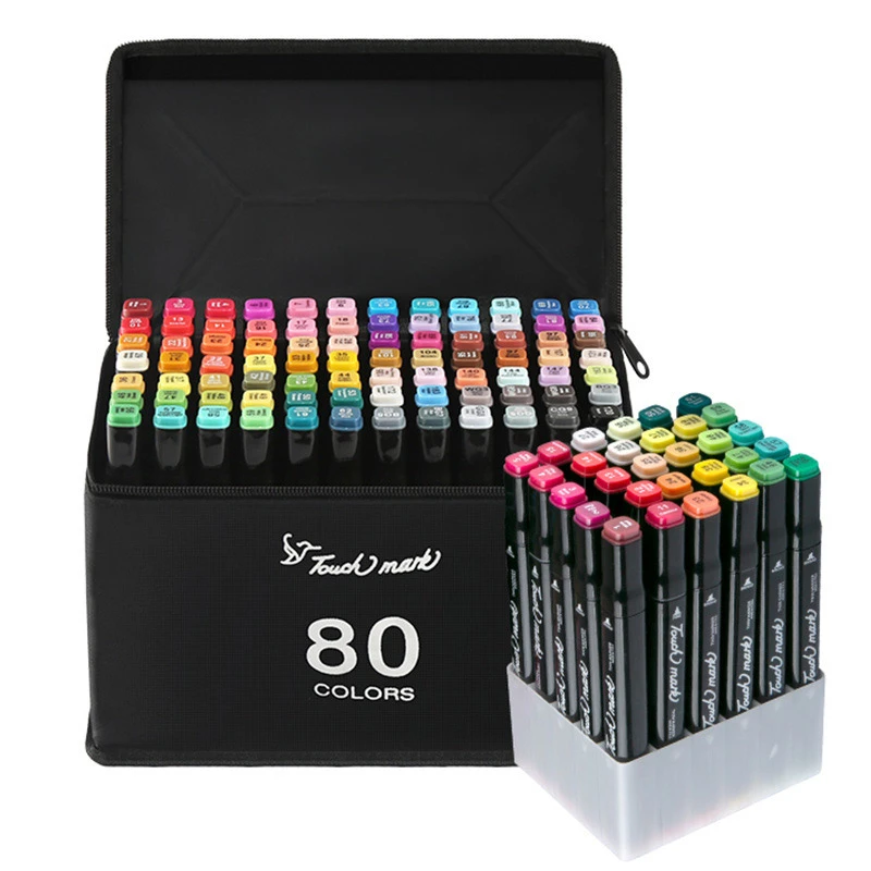 Alcohol Felt Markers Pens | Felt Sketching Markers | Alcohol Brush ...