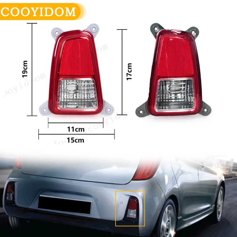 Car-Rear-Bumper-Brake-Fog-Lights-For-KIA-Picanto-Morning-2015-Signal ...