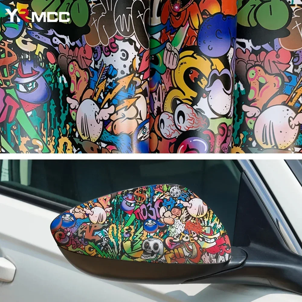 Car-Stickers-Graffiti-Painting-Film-Adhesive-Vinyl-Auto-Tuning-Cartoon ...
