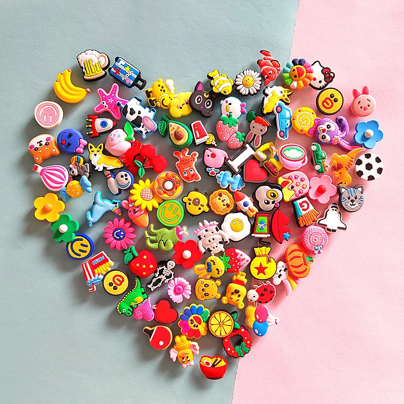 Accesorios-para-zapatos-de-dibujos-animados-de-piezas-dijes-de-Pvc-para ...