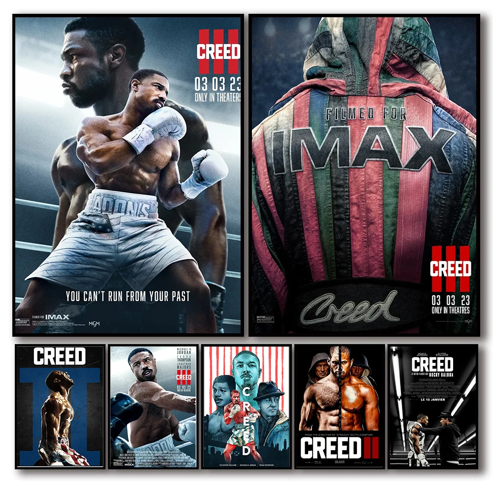 2023-Horror-Movie-Posters-Creed-3-Poster-Aesthetic-Boxer-Fight-Film ...