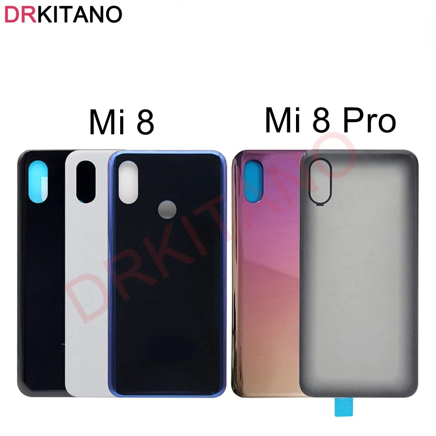 Back-Cover-For-Xiaomi-Mi-8-Mi8-Pro-Battery-Cover-Back-Glass-Panel-Rear ...