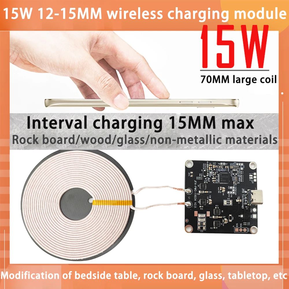 15W-12V-Wireless-Fast-Charging-Mobile-Phone-Charger-Module-Transmitter ...