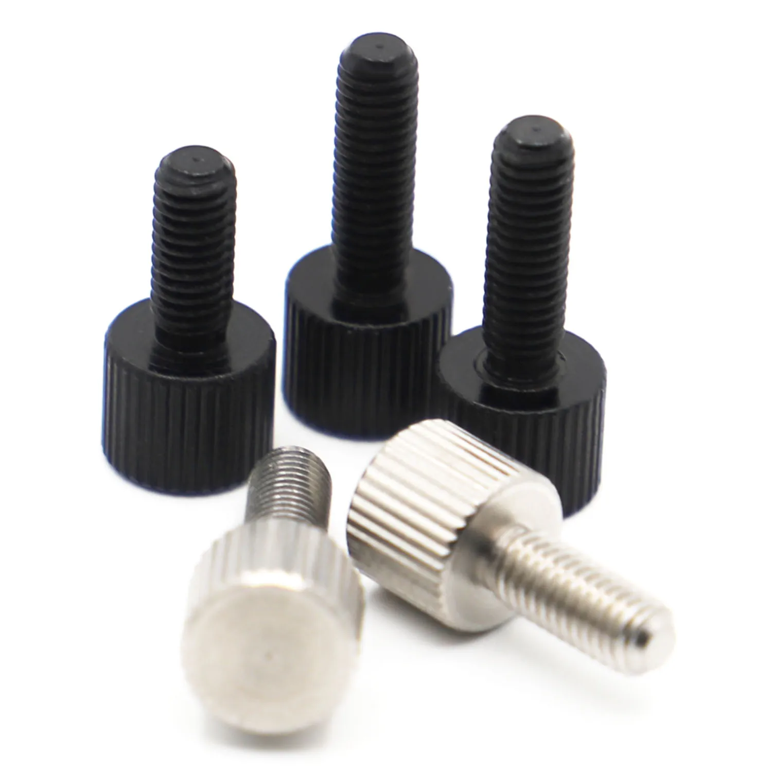 M2-M2-5-M3-M4-M5-M6-304-Stainless-Steel-Thumb-Screws-Black-Steel-Plain ...
