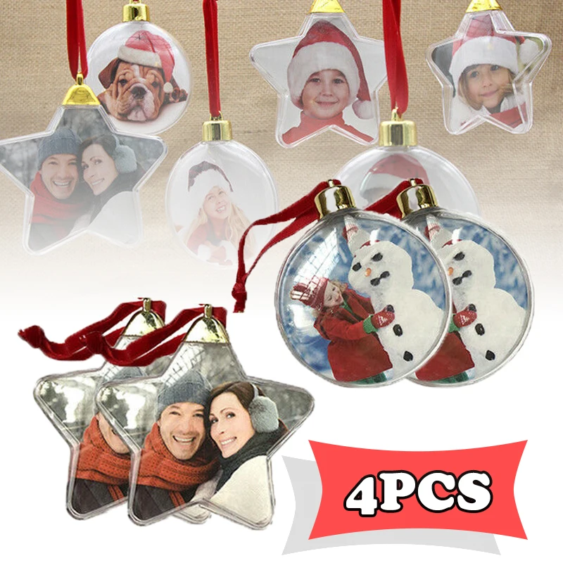 4pcs-Christmas-Photo-Insert-Baubles-Festive-Personalized-Gift-Tree ...