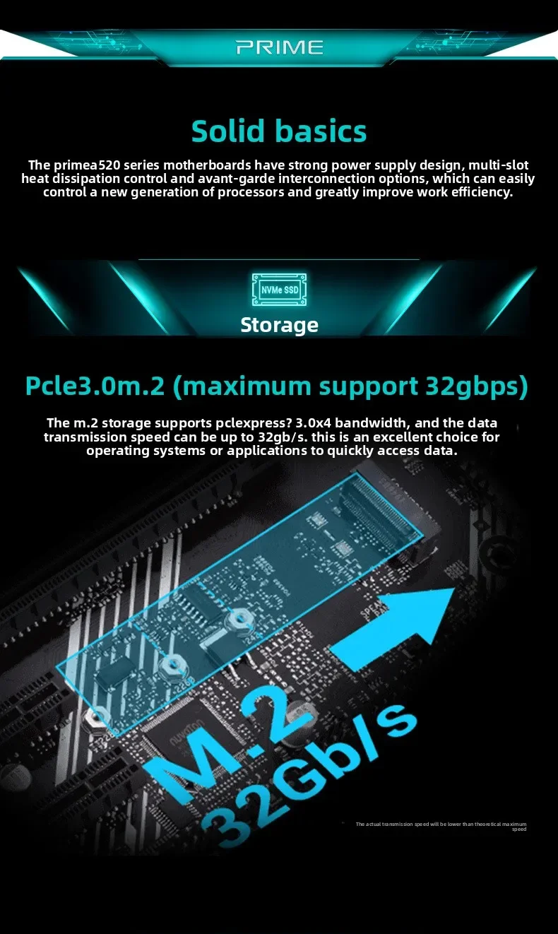 Материнская плата Asus PRIME A520M-K | AliExpress