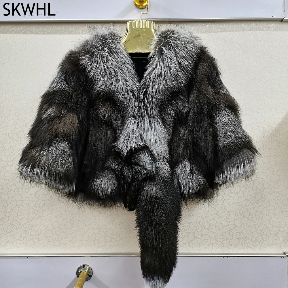 Mode-Winter-Warm-Frauen-Mantel-Nat-rlichen-Fuchs-Pelzmantel-Echten-Fuchs-Pelz-jacke-Winter-Dicke ...