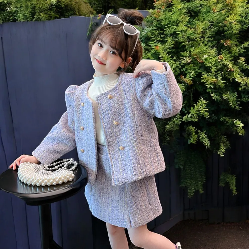 Baby Girls Suit Outfits School Uniform Girls Clothing Sets Blazer ...