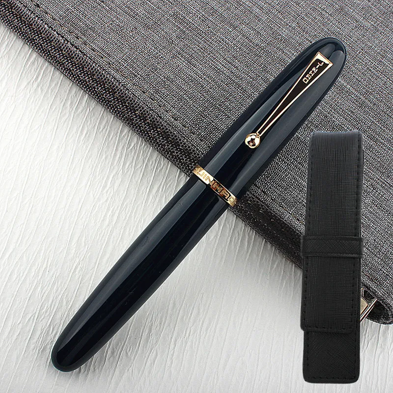 Jinhao 9019 Fountain Pen #8 Extra Fine / Fine / Medium Nib, Big Size Office Pen with Resin Pen ...