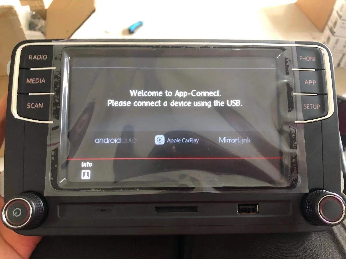 Carplay-RCD360-RCD-360-MIB-Auto-Radio-Mirrorlink-6RD-035-187B-19D-035 ...