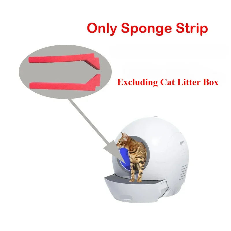 Automatic-Cat-Litter-Box-Sponge-Strips-Self-Cleaning-SandBox-With-App ...
