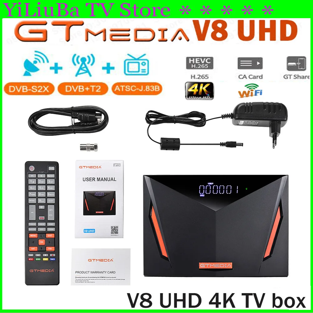 Genuine-GTMEDIA-V8-UHD-Set-top-Box-4K-TV-Decoder-Satellite-Receiver-DVB ...
