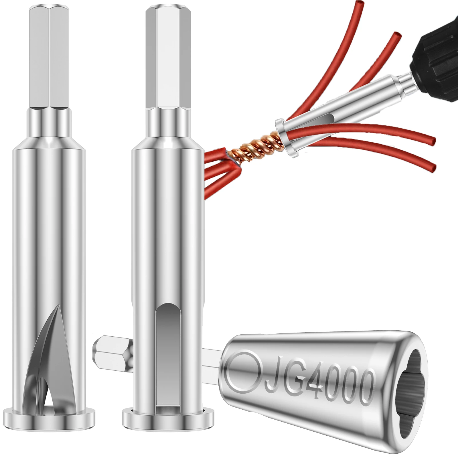 3Pcs-Wire-Twisting-Tool-Wire-Stripper-Twister-6mm-Hex-Shank-Cable ...