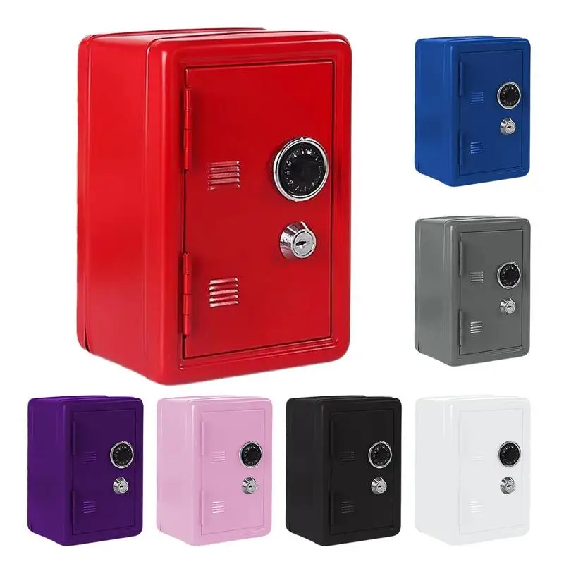 Mini-Safe-Box-For-Money-Kid-s-Metal-Money-Cash-Box-Password-Wheel ...