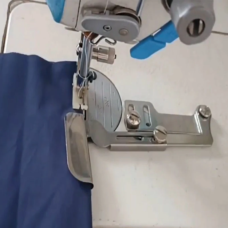 Upper Layer Cloth Folding Lower Layer Folding Hemmer Four-piece Double ...