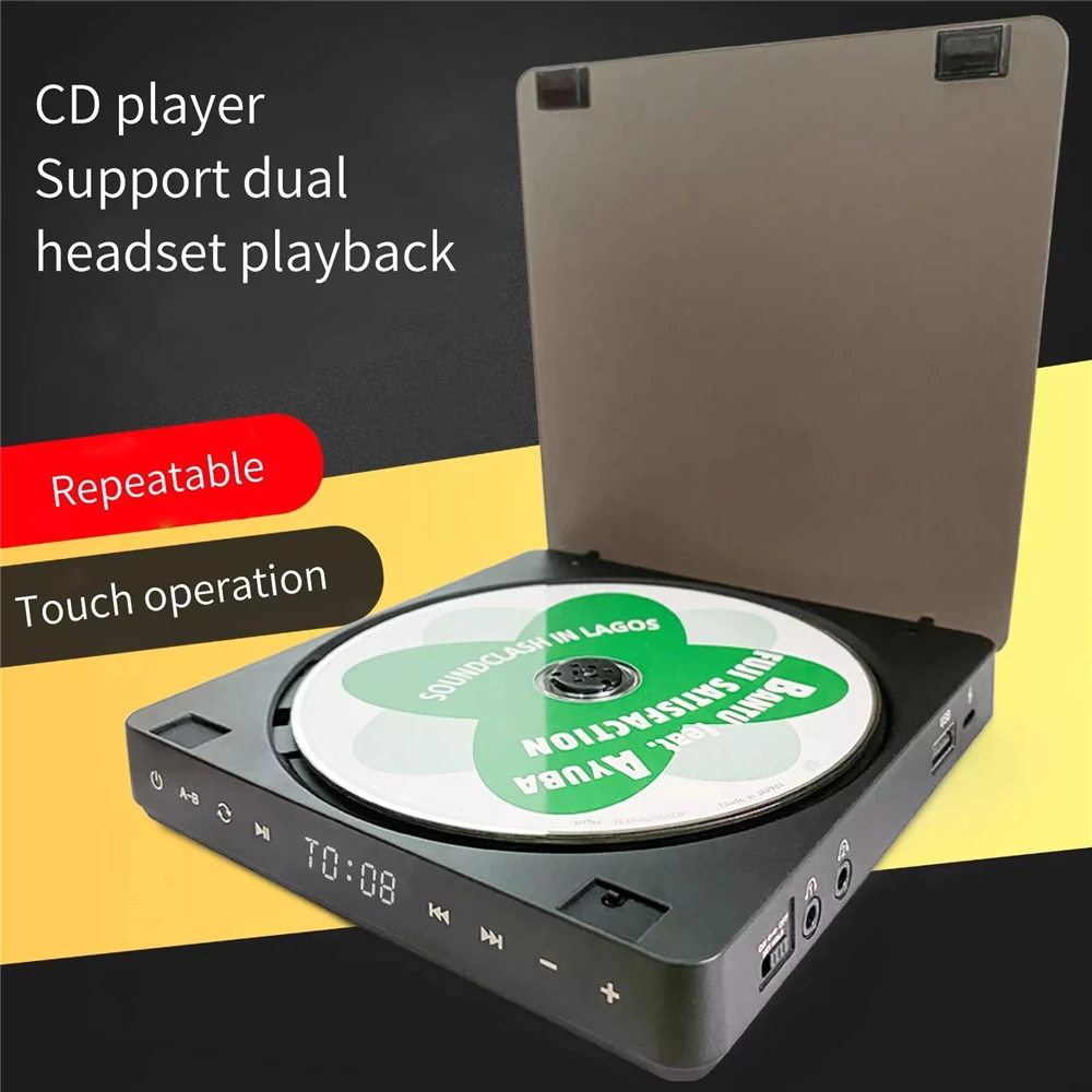Universal-Portable-CD-player-3-5mm-USB-HIFI-Walkman-Disc-Learning-Retro ...