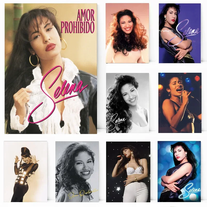 Music-Star-Singer-Singer-Selena-Quintanilla-Photo-Portrait-Posters ...
