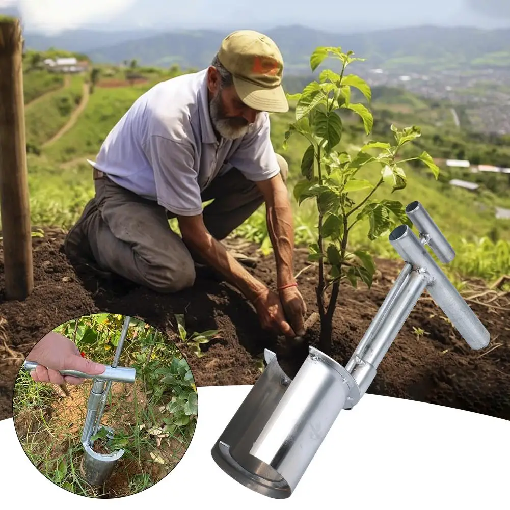 Plant-And-Fruit-Tree-Seedling-Transplanter-Stainless-Steel-Garden ...