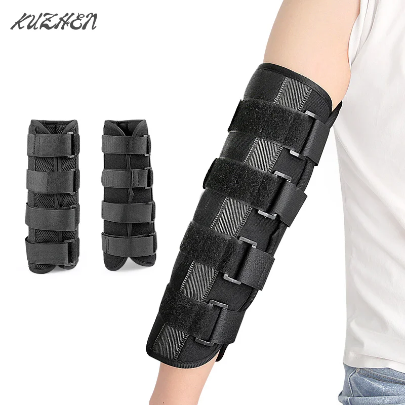 Upper Limb Arm Fixed Splint Brace Sweat Absorption Elbow Steel Plate ...
