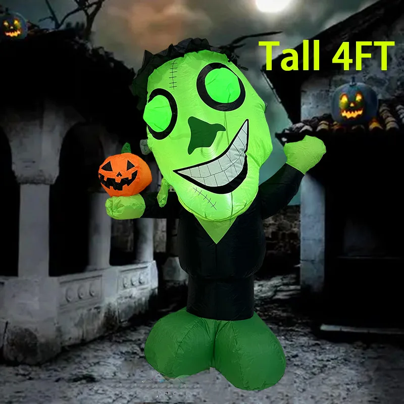 Juguetes-inflables-de-Alien-verde-con-luces-LED-suministros-de-decoraci ...