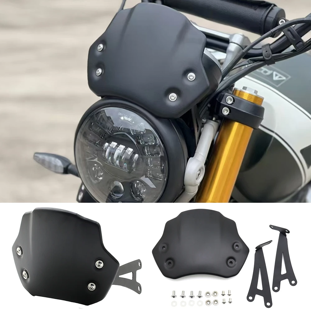 For-Scrambler-400X-400-X-Motorcycle-Front-Cowl-Windshield-Headlight ...