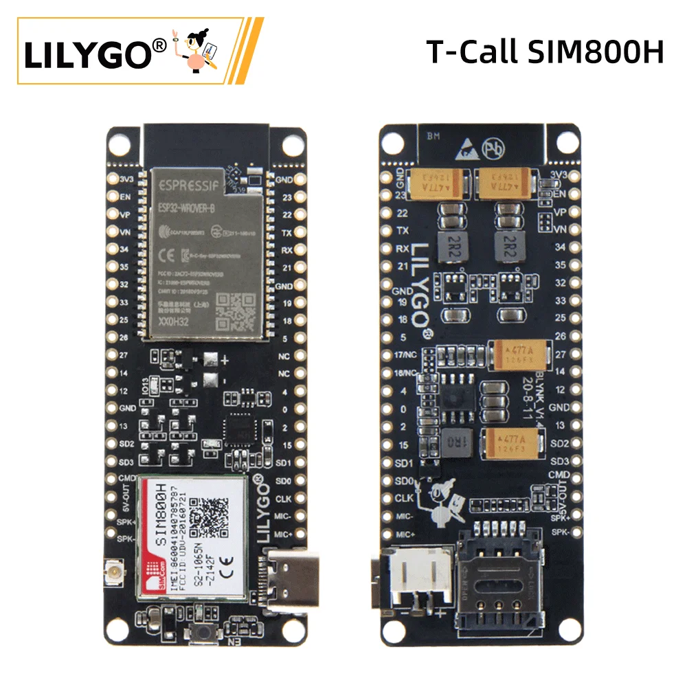 LILYGO® TTGO T-Call V1.4 SIM800H Development Boards ESP32 Wireless Module SIM Antenna WiFi ...