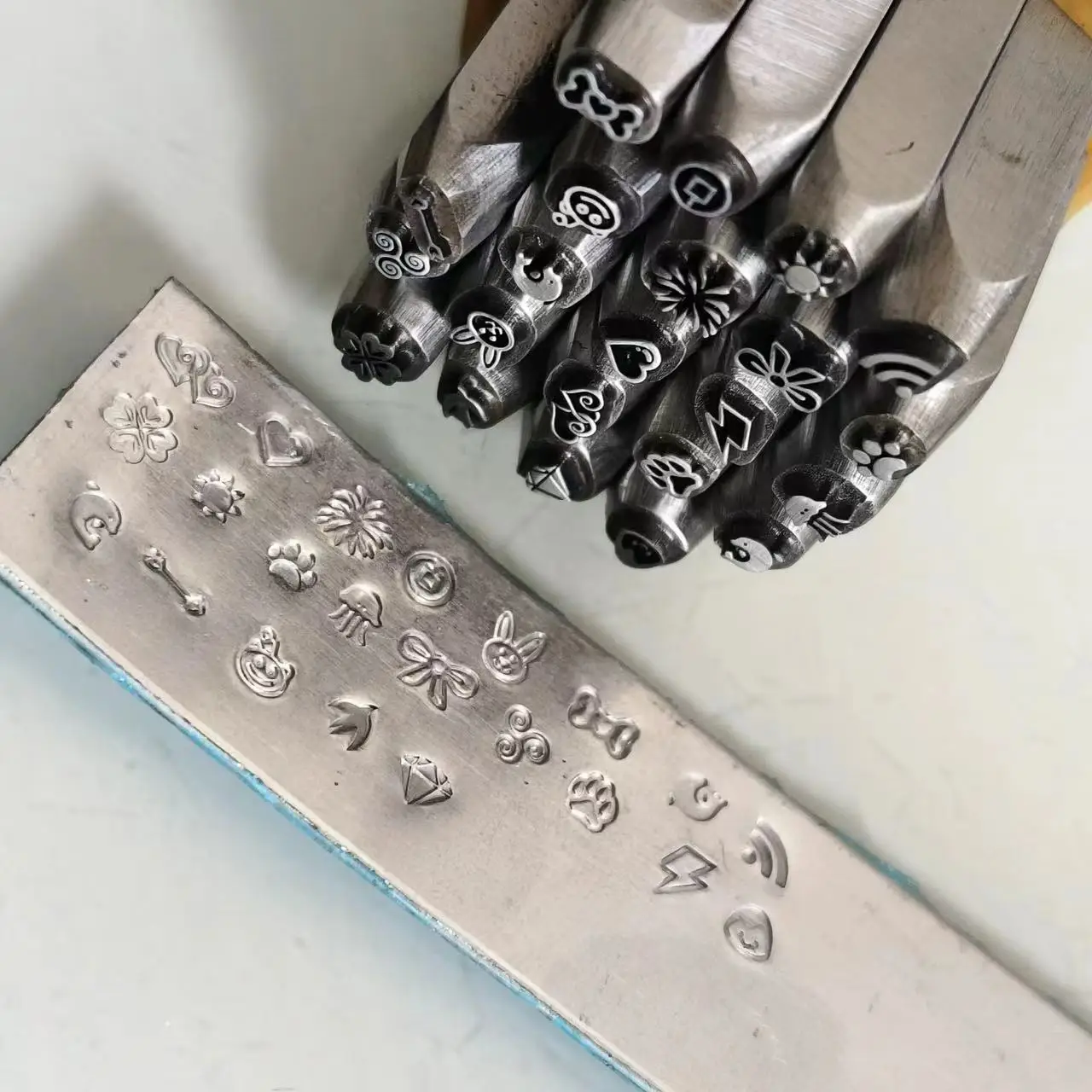 20PCS Design Jewelry Metal Stamp Steel Punch Tool for Beading ...