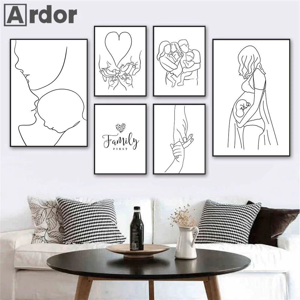 Trust Drawing Poster: The Perfect Minimalist Wall Art for Modern Homes