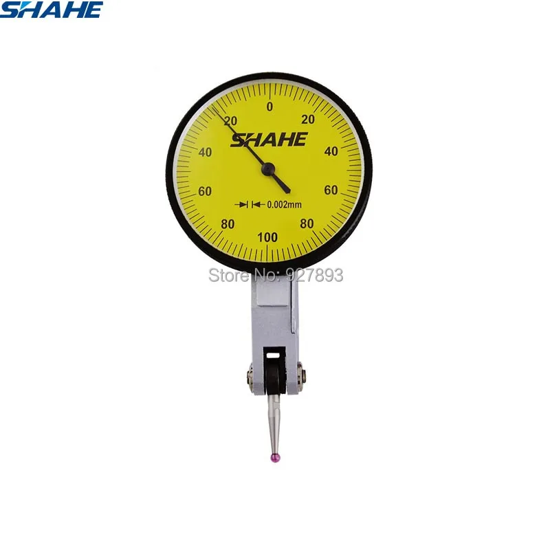Shahe Tools 0-0.2 Mm 0.002 Mm Dial Test Indicator With Red Jewel Dial ...