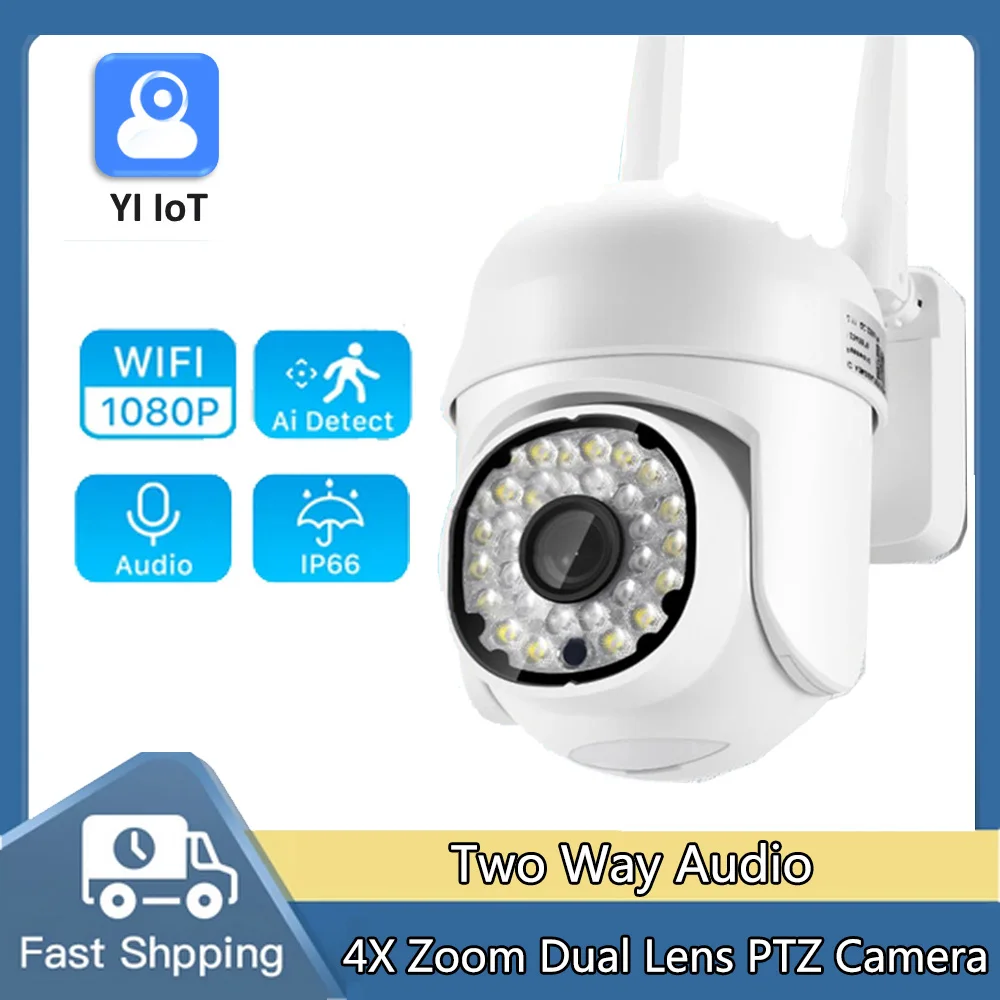 YI-IOT-Camera-Outdoor-1080P-2-4Ghz-WiFi-2MP-Security-4X-Digital-Zoom-IP ...