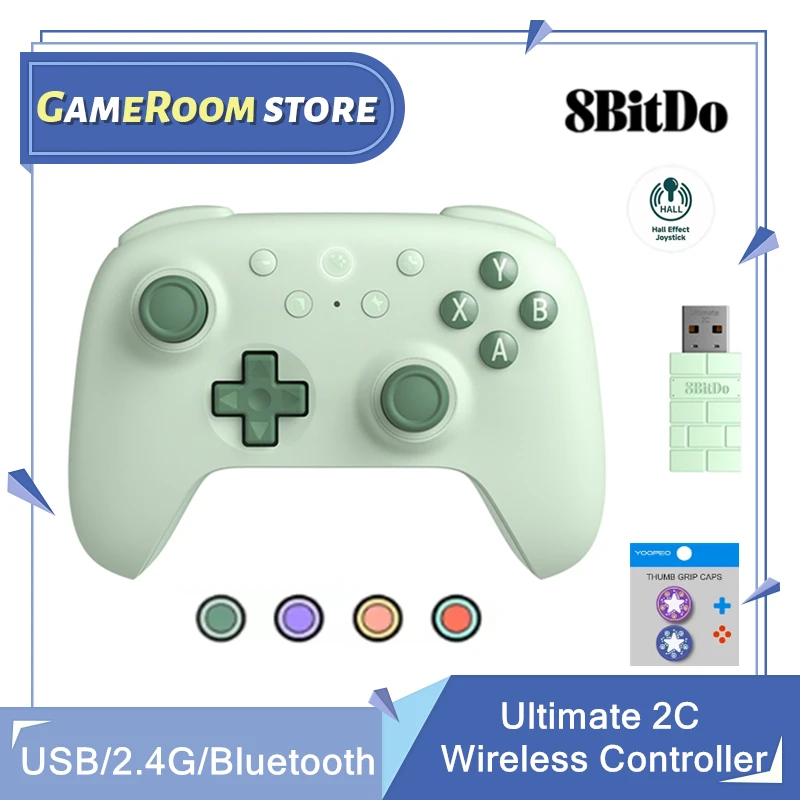 New-8BitDo-Ultimate-2C-Wireless-Gaming-Controller-For-PC-Windows-10-11 ...