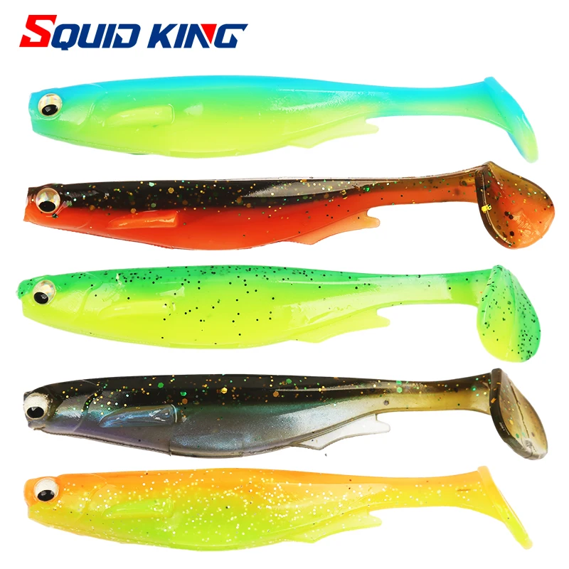 Silicone-Lure-Soft-Bait-Fishing-Lure-101MM-3D-Eye-Bionic-Fish-Pike ...