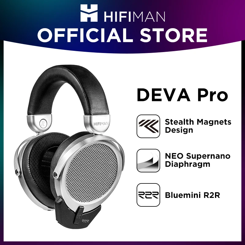 HIFIMAN-Deva-Pro-Over-Ear-Full-Size-Open-Back-Planar-Magnetic-Headphone ...