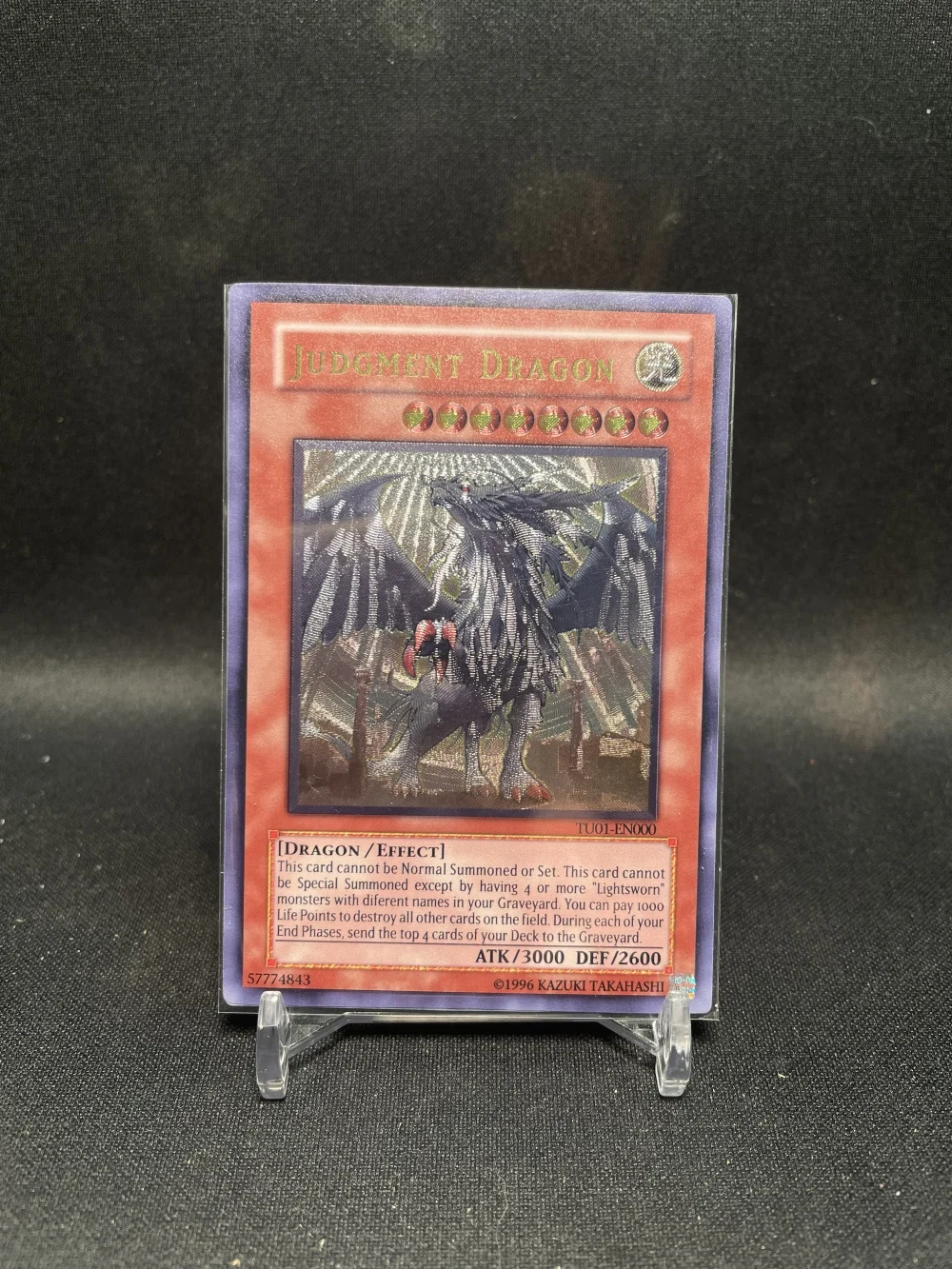 Yu-gi-oh-Ultimate-Rare-TU01-EN000-Judgment-Dragon-regalo-para-ni-os ...