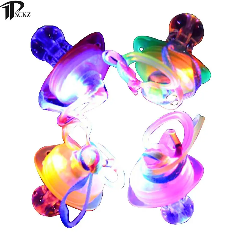 Apito de chupeta ortodôntico de led, apito para cuidados com o bebê ...