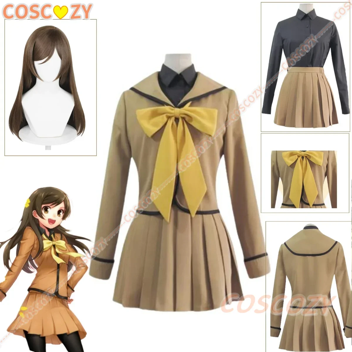 Nanami Momozono Cosplay Costume Wig School Uniform Sailor Suit Bow Tie ...