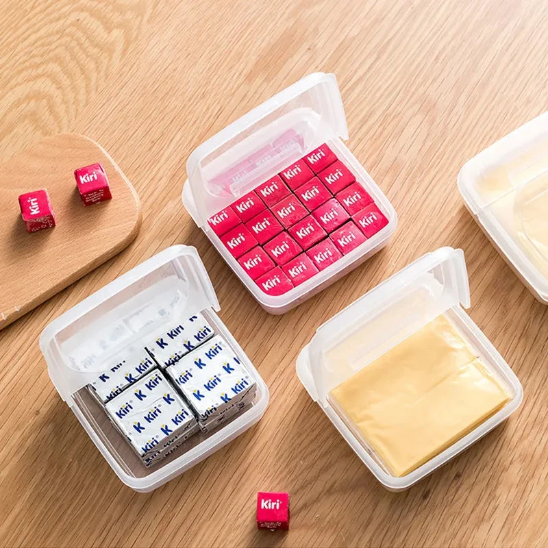 Cheese-Packaging-Box-Sealed-Transparent-Refrigerator-Fruit-Preservation ...