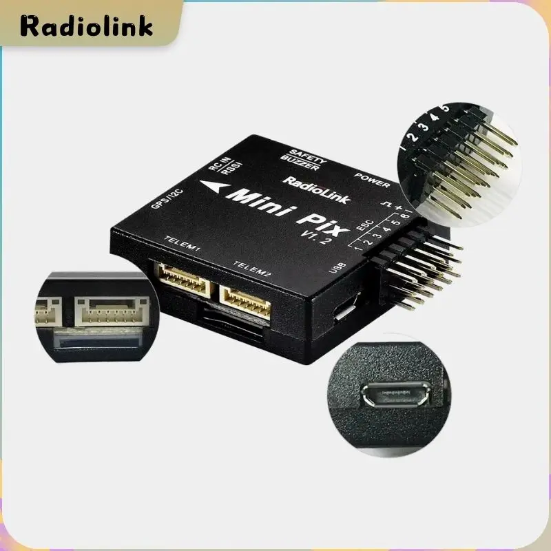 Radiolink New Mini PIX V1.2 Flight Controller M10N GPS TS100/SE100 GPS ...
