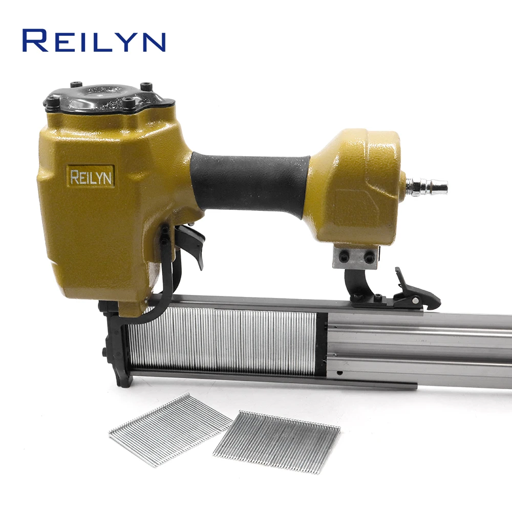 Reilyn 에어 콘크리트 네일러, ST64C 콘크리트 스틸 네일 건, 18-64mm 스틸 못, 콘크리트 공압 네일러