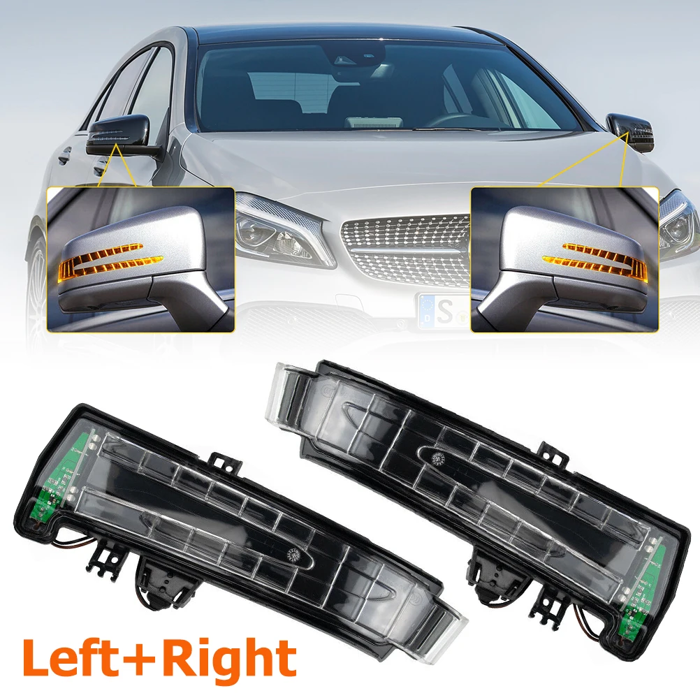 Right-Left-Side-Wing-Mirror-Rear-View-Mirror-Turn-Signal-Light ...