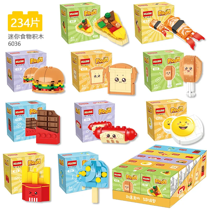 Creative-Expert-Hamburger-Mini-Food-Model-Building-Blocks-Fries-Bricks ...