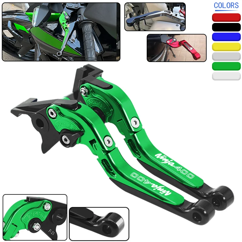 For Kawasaki NINJA400 Ninja 400 2018-2020 Motorbike Extendable Folding ...