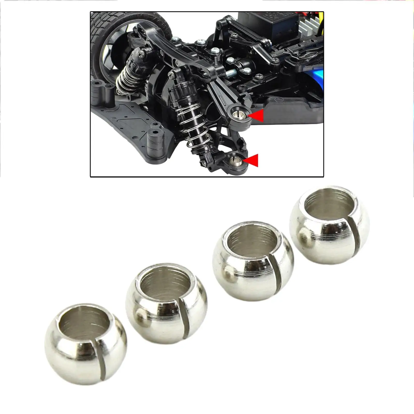 4x-Low-Friction-Ball-Durable-Parts-for-TT02-1-10-RC-Car-DIY ...
